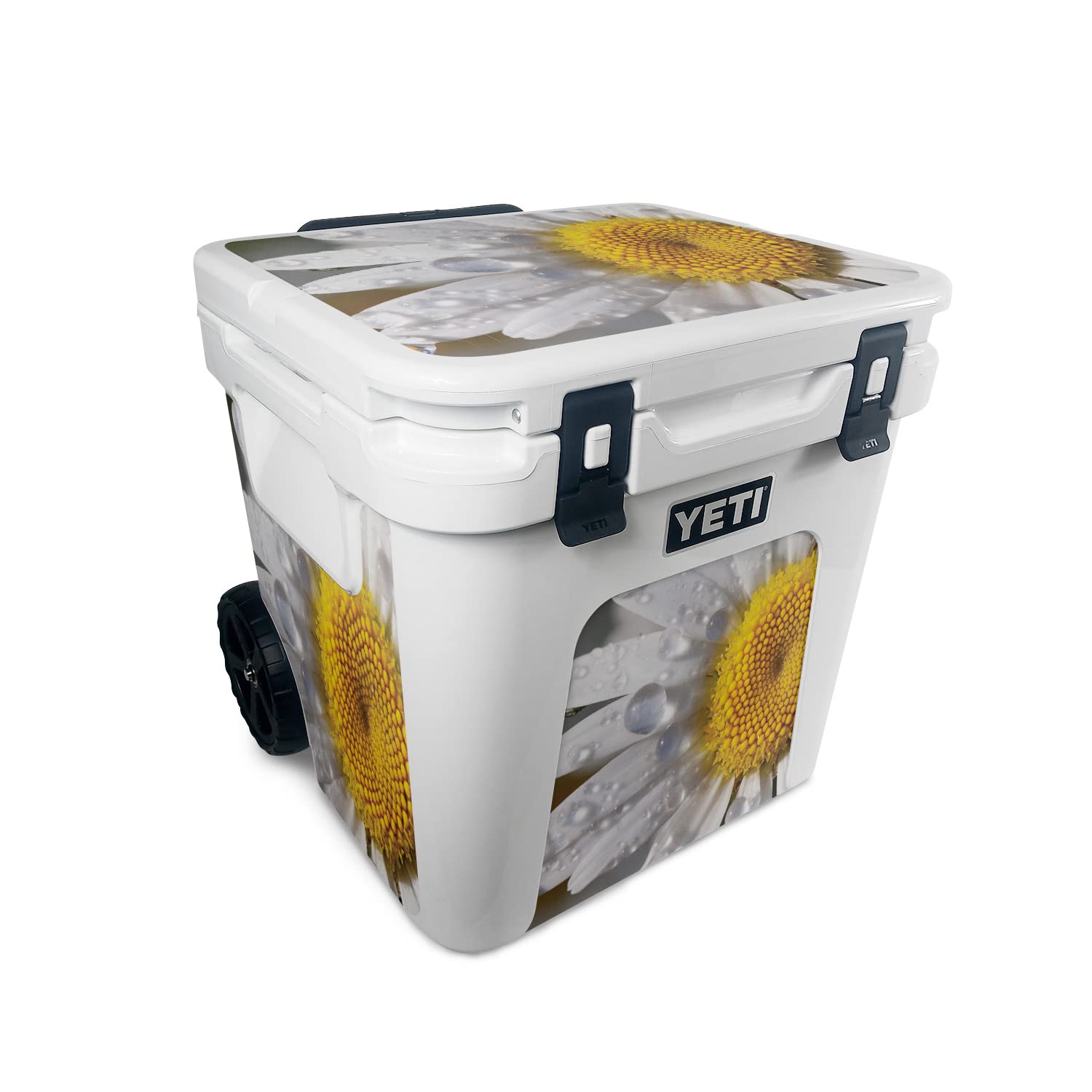 MightySkins Skin Compatible with Yeti Roadie 48 Wheeled Cooler - Daisy | Protective, Durable, and Unique Vinyl Decal wrap Cover | Easy to Apply, Remove, and Change Styles | Made in The USA