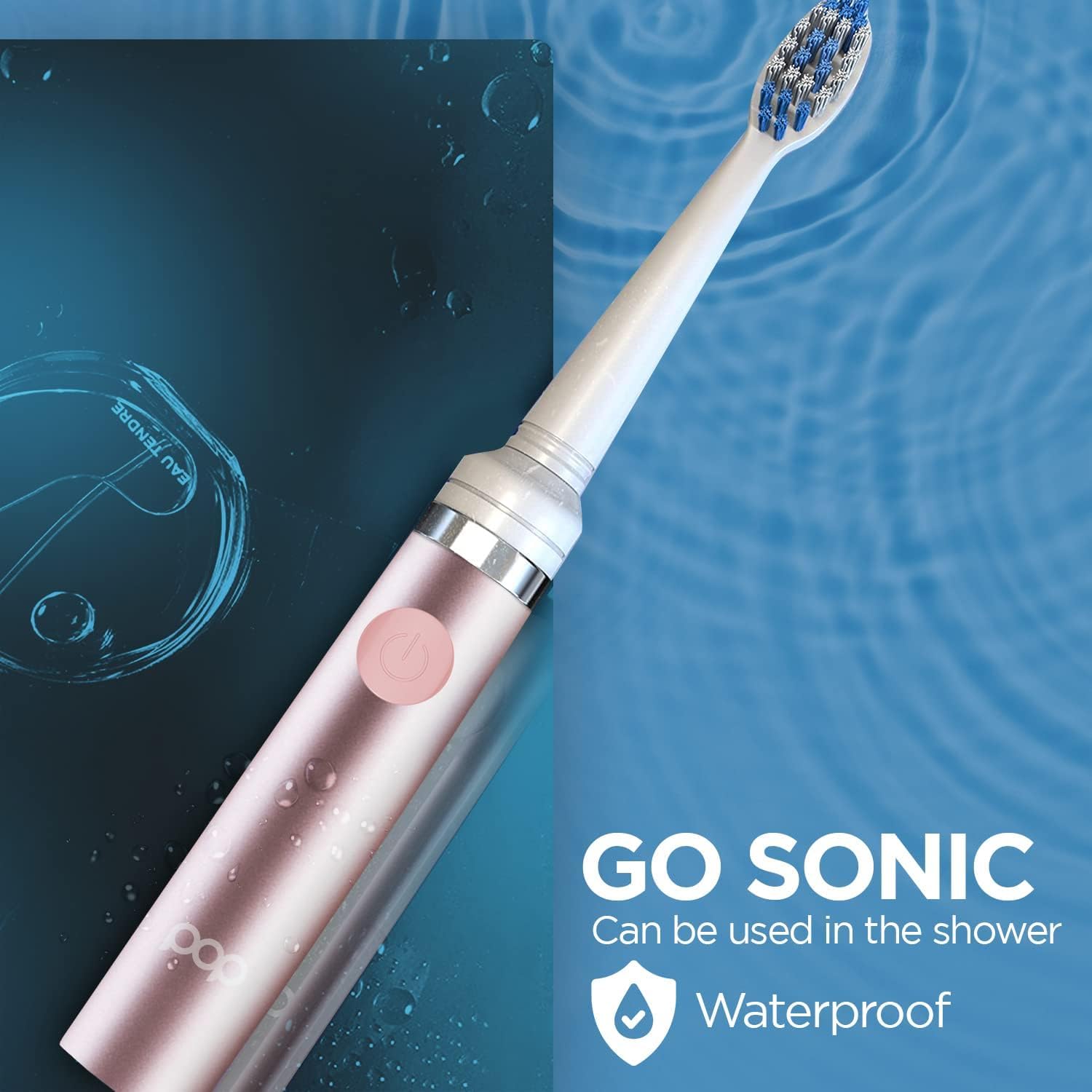 3-Pack Pop Sonic Electric Toothbrush (Rose + Black + Bubble) - Travel Toothbrushes w/AAA Battery | Kids Electric Toothbrushes with 2 Speed & 15,000-30,000 Strokes/Minute, Dupont Nylon Bristles