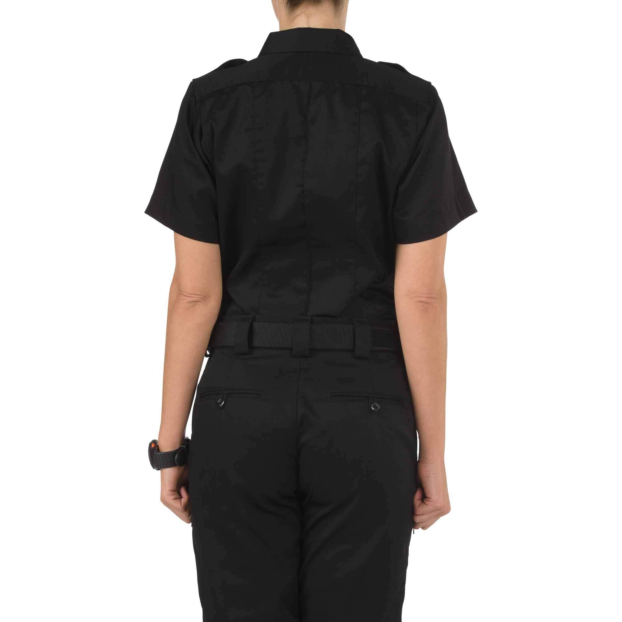 5.11 Tactical Women's Class A Twill PDU Short Sleeve Shirt, Polyester-Cotton Fabric, Style 61158
