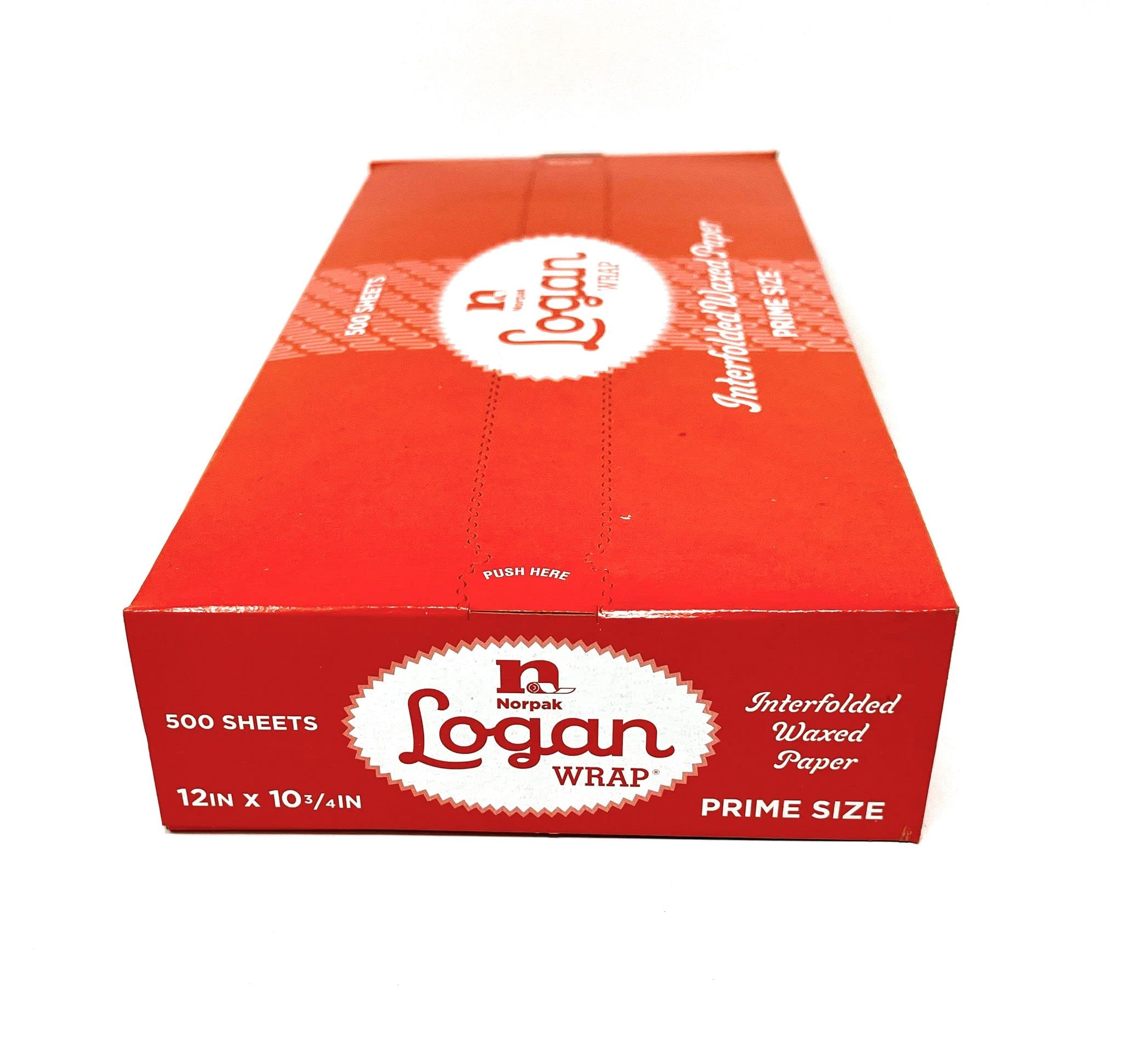 Logan Interfolded Dry Wax Paper Grease Proof Deli Paper 12 Inch x 10 3/4 Inch-, 500 Count (500 Count)