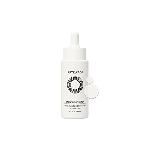 Nutrafol Hair Growth Activator | Supports Visibly Stronger, Thicker Hair | Vegan | Natural Ingredients | Lightweight & Fast-Absorbing | Patent-Pending Ashwagandha Exosome Technology | 1.7 FL OZ | 1 Pack
