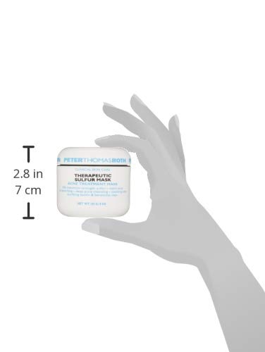 Peter Thomas Roth | Therapeutic Sulfur Acne Treatment Mask | Maximum-Strength Sulfur Mask for Acne, Clears Up and Helps Prevent Acne Blemishes, Oil Absorbing and Pore Cleansing