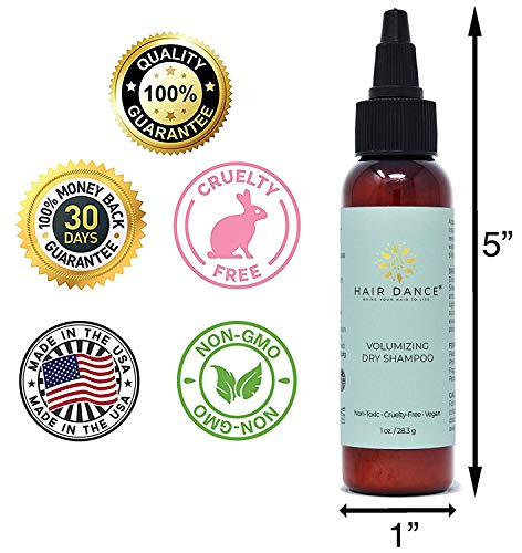 Dry Shampoo Volume Powder. Natural and Organic Ingredients. For Blonde and Dark Hair. Lavender Oil Scented.