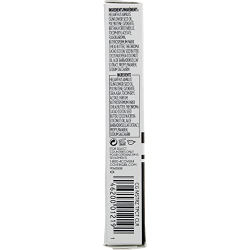 CoverGirl Outlast Lipcolor Moisturizing Topcoat Clear [500] 0.06 oz (Pack of 4)