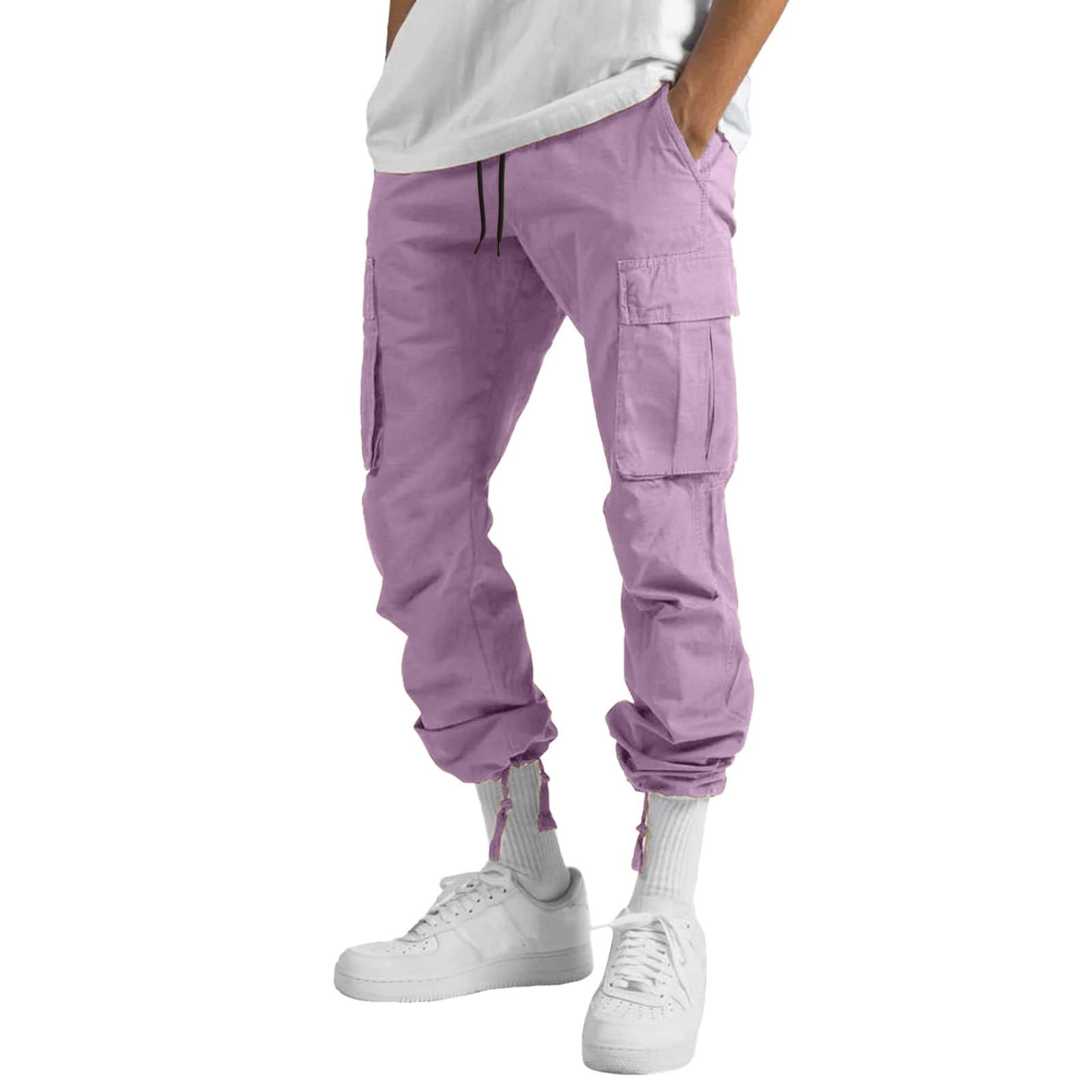 Mens Custom Tailored Dress Pants Light Pants for Men Summer Tactical Work Pants Men Best Tracksuit Bottoms Underwear Long Pants Elastic Track Pants Grey Mens Pants