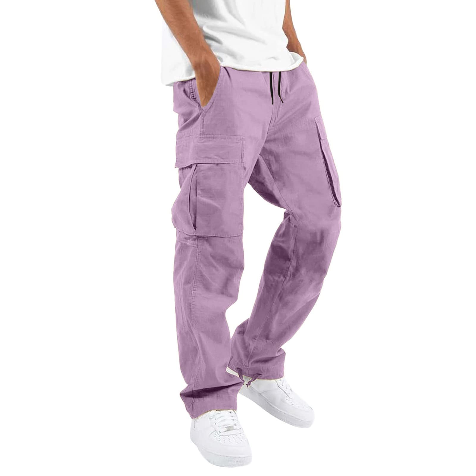 Mens Custom Tailored Dress Pants Light Pants for Men Summer Tactical Work Pants Men Best Tracksuit Bottoms Underwear Long Pants Elastic Track Pants Grey Mens Pants