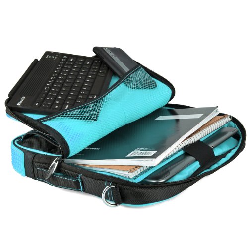 11" 10-inch Travel Messenger Shoulder Bag Carrying Case Bag Suitable for Fire HD 10 Plus, HD 10 Kids, HD 10 (Blue)