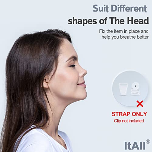 2Pieces Head Strap Compatible with WIS. P Head Strap, Replacement Headbands Compatible with All Kinds of Head Type, Strap Included ONLY, ItAll Supplies