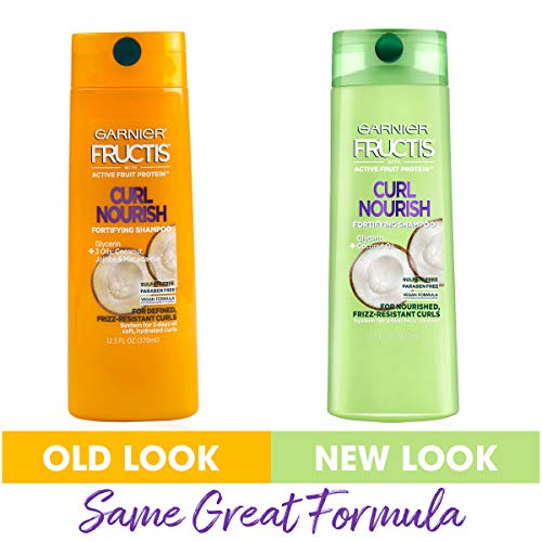 Garnier Fructis Triple Nutrition Curl Nourish Shampoo, Conditioner + Curl Butter, (Personal Size S&C), Kit