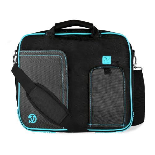 11" 10-inch Travel Messenger Shoulder Bag Carrying Case Bag Suitable for Fire HD 10 Plus, HD 10 Kids, HD 10 (Blue)