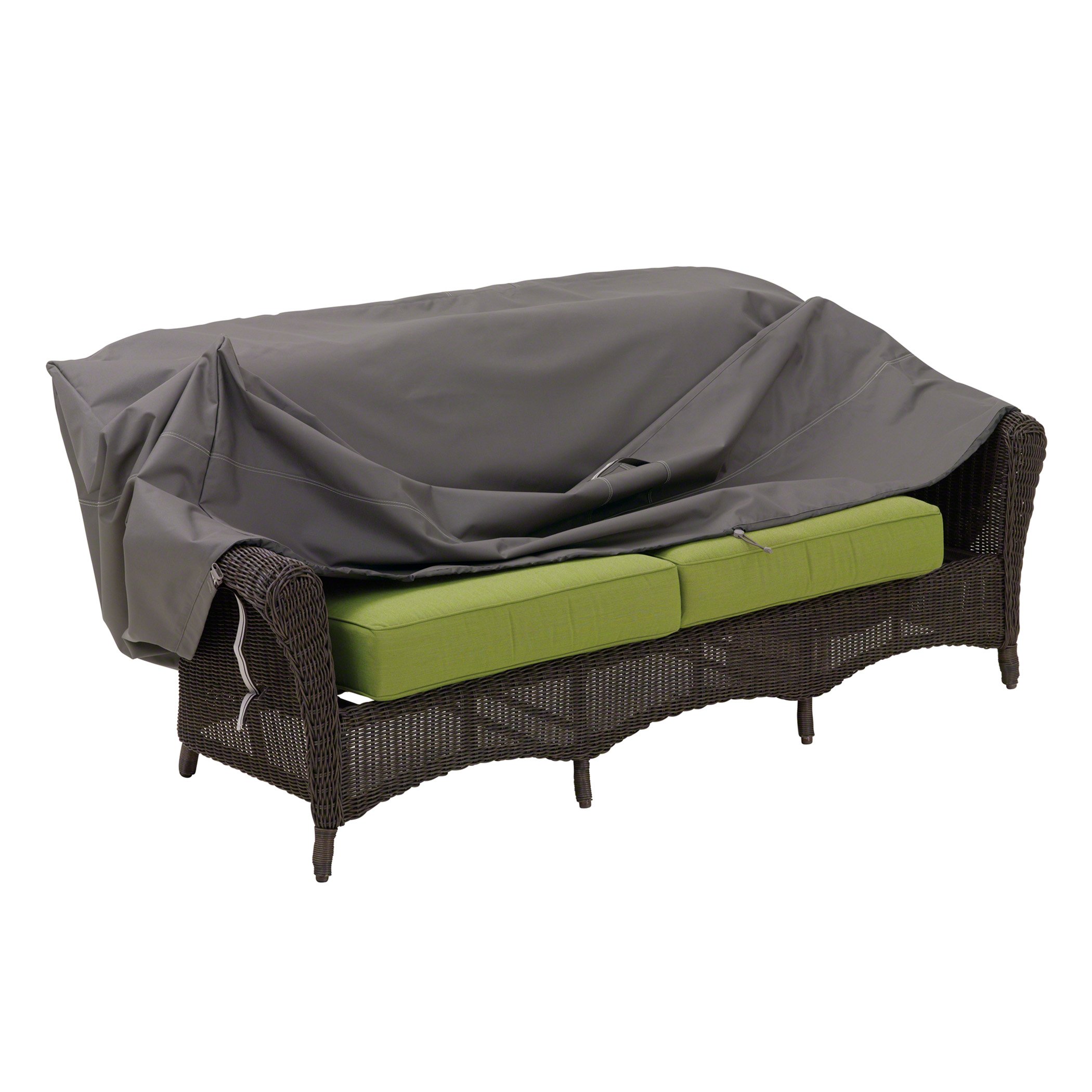 Classic Accessories Ravenna Water-Resistant 76 Inch Patio Sofa/Loveseat Cover, Patio Furniture Covers