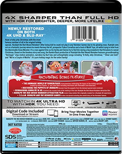 Rudolph the Red-Nosed Reindeer - 4K Ultra HD + Blu-ray + Digital [4K UHD]