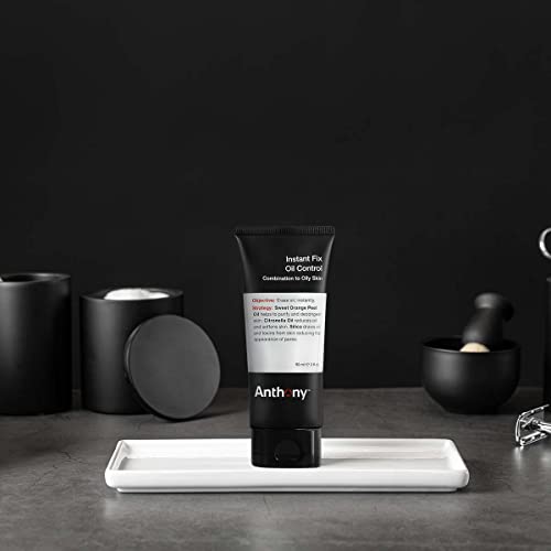 Anthony Instant Fix Oil Control for Men β Mattifying Lotion for Oily Skin β Moisturizer and Pore Minimizer Instantly Eliminates Shine β 3 Fl Oz