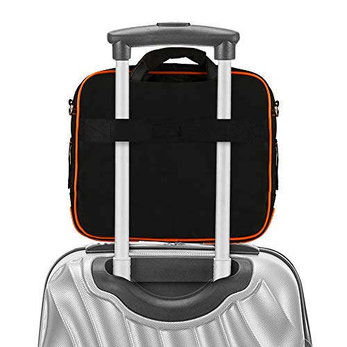 Orange Soft Travel Cross-Body Briefcase Bag Shoulder Carrying Case for MacBook Air 13-inch, Pro 13"