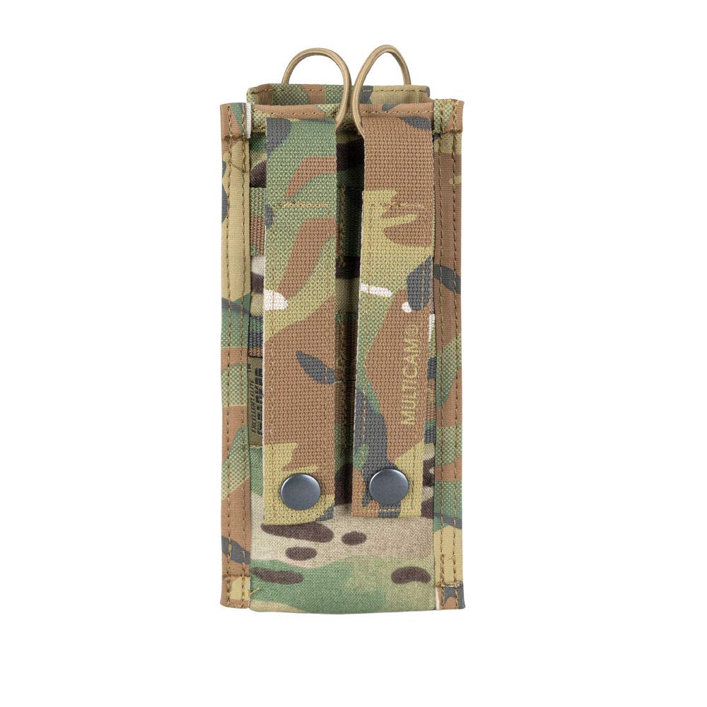 EXCELLENT ELITE SPANKER Tactical Universal Radio Holster Pouch Holder Case Bag Molle Adjustable Military Walkie Talkie Holder(Multicam)