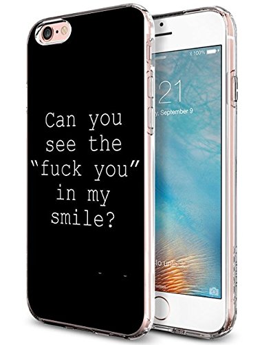 Case Snap on iPhone 6 6s 4.7 inch Can You See The Fuck You im My Smile