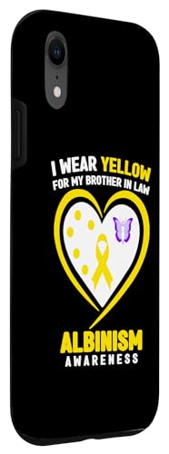 iPhone XR I Wear Yellow for My Brother in law Albinism Awareness Case