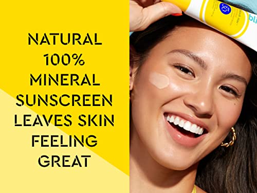 Bliss Block Star Tinted Face Sunscreen SPF 30-1.4 fl oz. - 100% Mineral Broad Spectrum Sunscreen With Zinc Oxide & Titanium Dioxide - Non Greasy Invisible finish