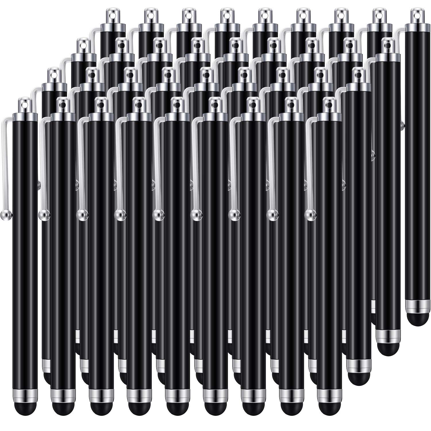 Outus Stylus Pen Set of 36 for Universal Capacitive Touch Screens Devices, Stylus Pens for Touch Screens Devices, Compatible with Tablet (Black)