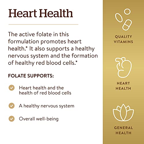 Folate 666 MCG DFE (Metafolin® 400 MCG) Tablets - 100 Count