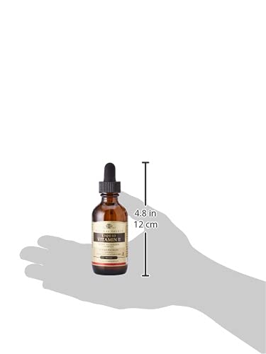 Solgar Liquid Vitamin E (with dropper), 2 fl. oz. - Antioxidant, Skin & Immune Support, Overall Health - Natural, Liquid Vitamin E - Non-GMO, Vegan, Gluten Free, Dairy Free, Kosher - 118 Servings