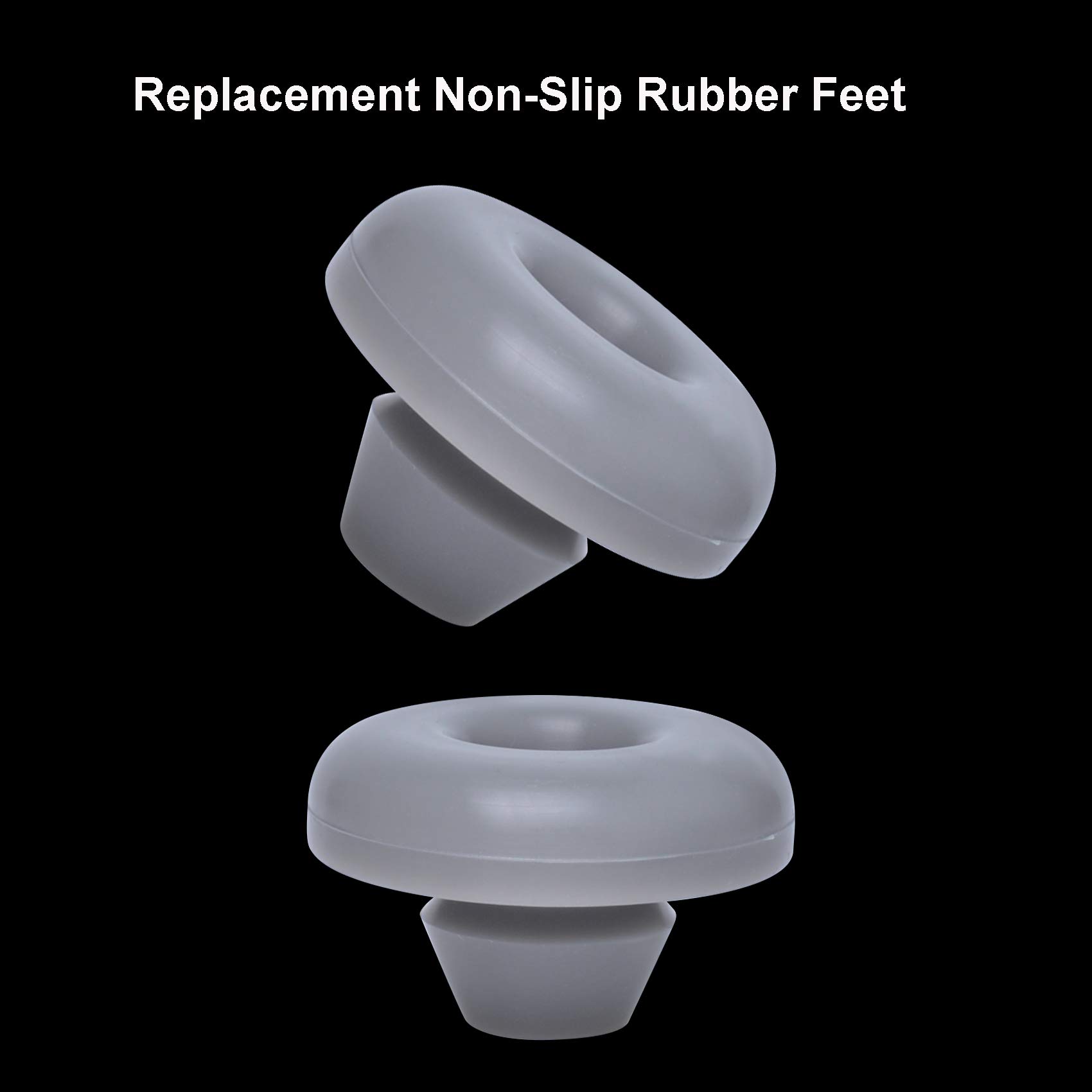 HAQQI Cooler Feet Non-Slip Rubber Feet Compatible with Roadie Tank Hard Sided Models Replacement Feet Round Gray (4-Pack)