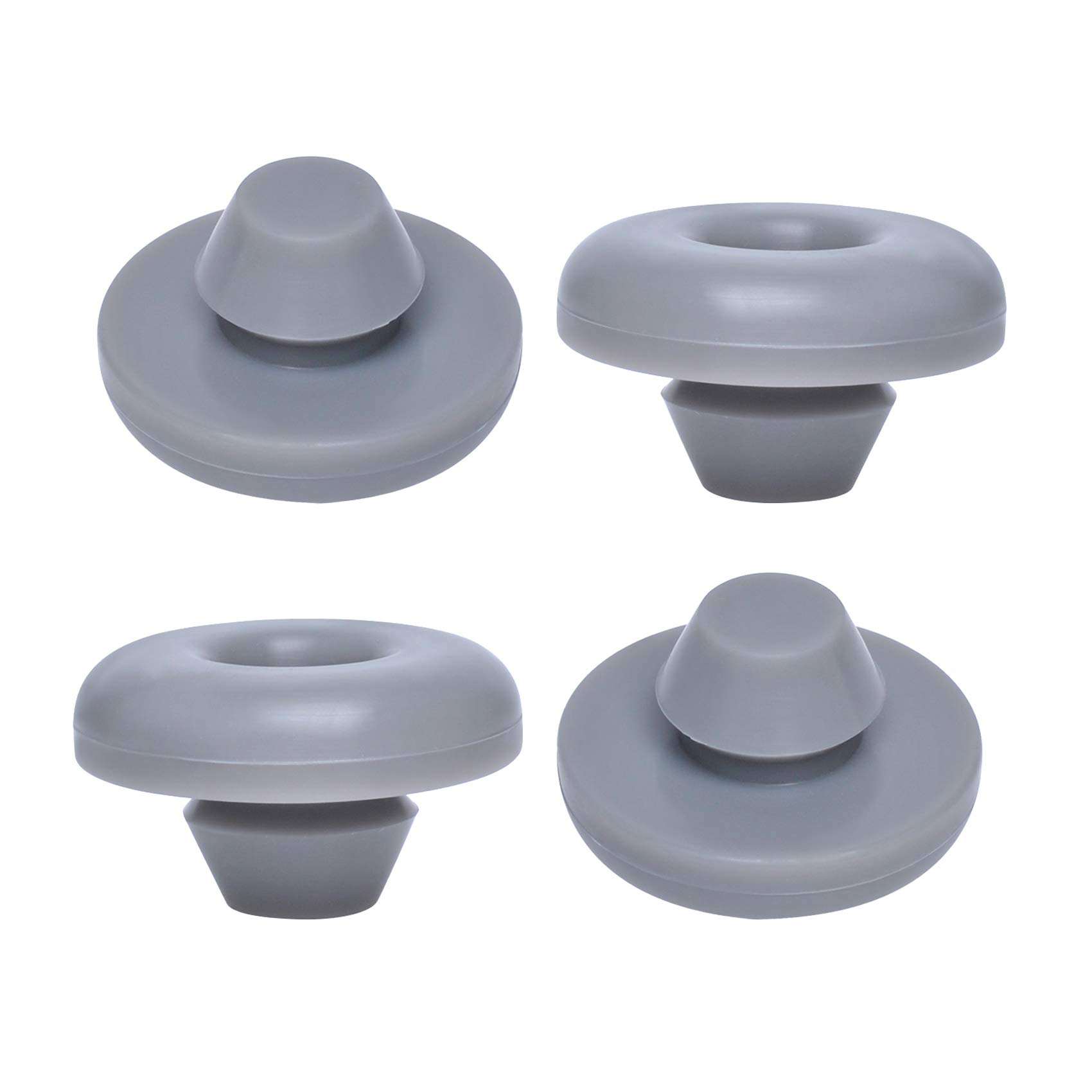 HAQQI Cooler Feet Non-Slip Rubber Feet Compatible with Roadie Tank Hard Sided Models Replacement Feet Round Gray (4-Pack)