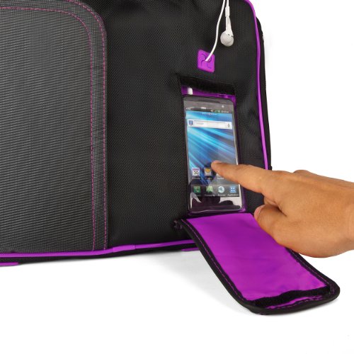 Laptop Messenger Bag for Gateway 14.1-inch Laptop CLT146401, 14.1" Elite, Slim Notebook (Purple)