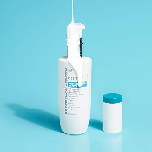 Peter Thomas Roth | Peptide 21 Wrinkle Resist Serum | Peptides and Neuropeptides Help Improve the Look of Fine Lines, Wrinkles, Elasticity, Radiance, Uneven Skin Tone and Texture