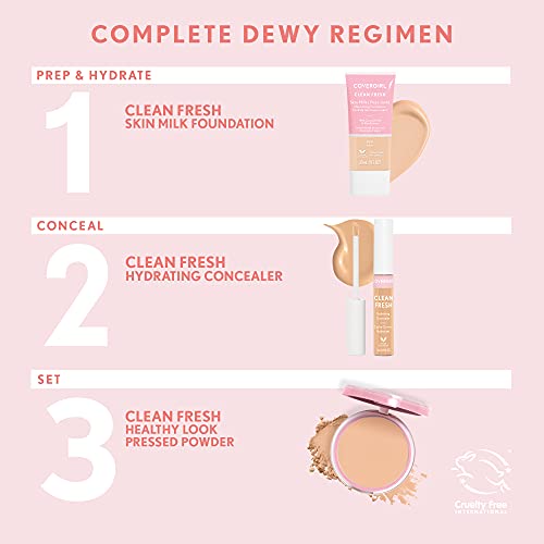 Covergirl, Clean Fresh Skin Milk Foundation, Fair/Light, 1 Fl Oz (Pack of 1)