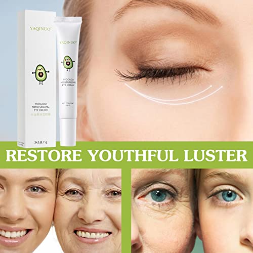Grospe Avocado Eye Cream Elastic Moisturizing Eye Cream Remove Pouches Dark Circles Anti-Wrinkle Diminishing Eye Lines Lifting Firming