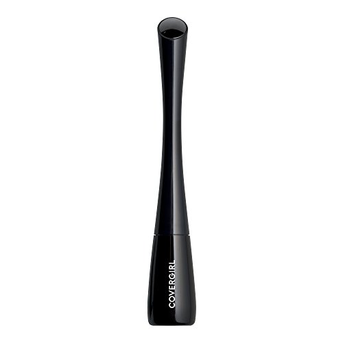 COVERGIRL Get In Line Liquid Eyeliner, Black Crystal, Long Lasting, 0.08 Ounces, Feather-Fine Tip, Contour-Grip Handle, Quick-Dry Liquid Eyeliner, Removes Easily