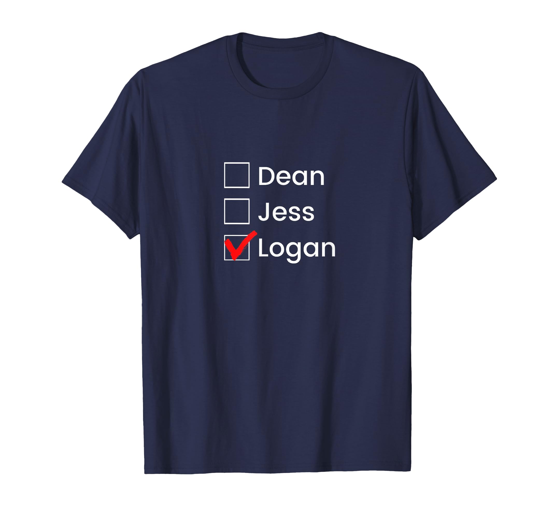 Dean, Logan, Jess Checkbox Tee - Team Logan - Girls - Women T-Shirt