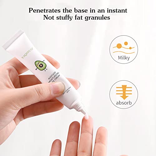 Grospe Avocado Eye Cream Elastic Moisturizing Eye Cream Remove Pouches Dark Circles Anti-Wrinkle Diminishing Eye Lines Lifting Firming