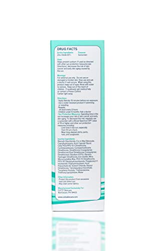 CōTZ Flawless Complexion Tinted Facial Mineral Sunscreen Broad Spectrum SPF 50; 2.5 oz / 70 g