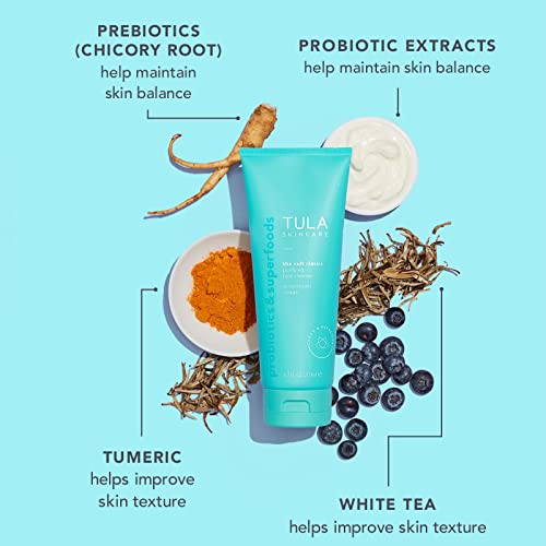 TULA Skin Care Supersize Cult Classic Purifying Face Cleanser | Gentle and Effective Face Wash, Makeup Remover, Nourishing and Hydrating | 6.7 oz.