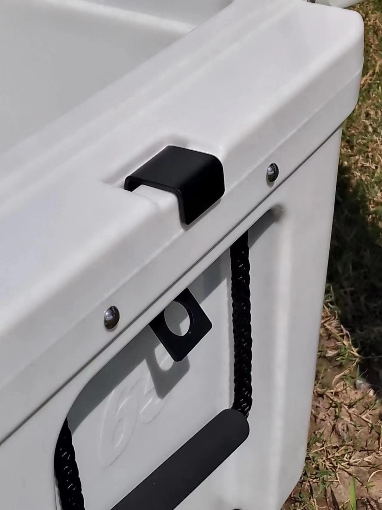 PortPlugs Maccann&Essin Fits yeti mid to Large Sized Yeti/Rtic Coolers Ice Chest Lock Tie Down Locking Coolers Accessories