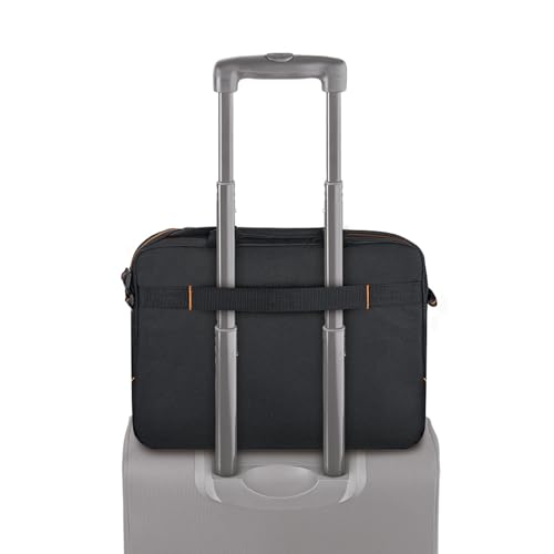Solo New York Ace Slim Brief 15.6 Inch Laptop Briefcase, Black