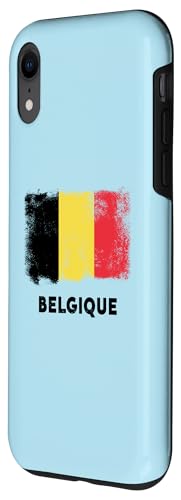 iPhone XR Belgique Flag Belgium België Black, Yellow, Red Case