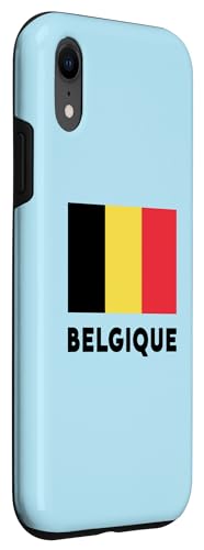 iPhone XR Belgique Flag Belgium België Black, Yellow, Red Case