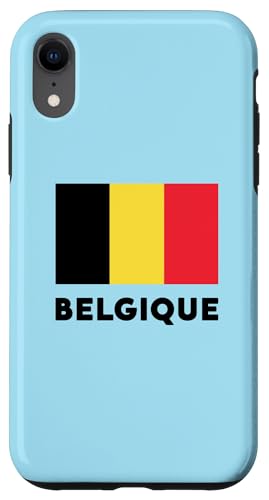 iPhone XR Belgique Flag Belgium België Black, Yellow, Red Case