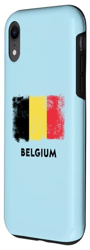 iPhone XR Belgium Flag België Belgique Black, Yellow, Red Case