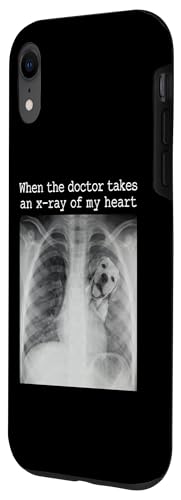 iPhone XR When The Doctor Takes an X-ray of My Heart Yellow Labrador Case