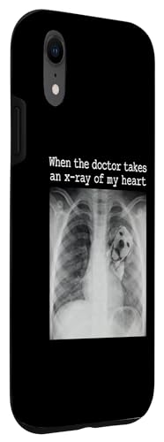 iPhone XR When The Doctor Takes an X-ray of My Heart Yellow Labrador Case