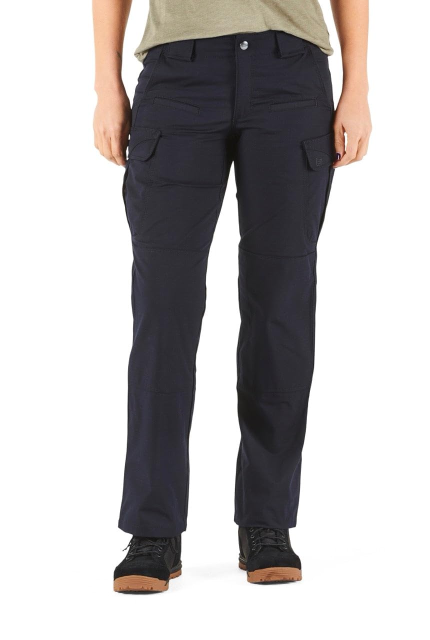 5.11 Tactical Women's Stryke Pants, Regular Fit, Gusseted, 12 Pockets, Style 64386, Dark Navy, Women's 10 Regular
