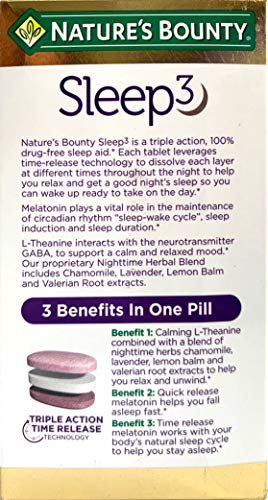 Nature’s Bounty Sleep 3-120 Tablets