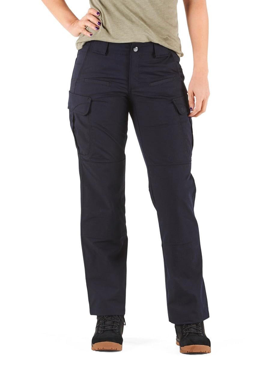 5.11 Tactical Women's Stryke Pants, Regular Fit, Gusseted, 12 Pockets, Style 64386, Dark Navy, Women's 10 Regular