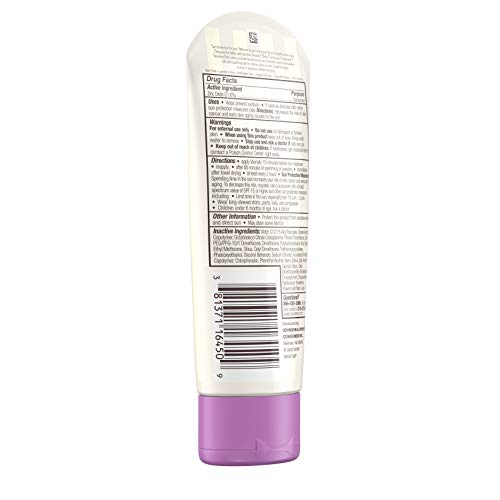 Aveeno Baby Continuous Protection Zinc Oxide Mineral Sunscreen Lotion for Sensitive Skin with Broad Spectrum SPF 50, Tear-Free, Sweat- & Water-Resistant, Travel-Size, 3 fl. Oz
