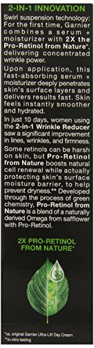 Garnier SkinActive Ultra-Lift Anti-Aging Moisturizer & Serum, 1.7 Ounce, White, 2 Count