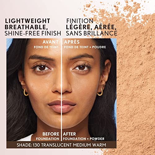 COVERGIRL Clean Invisible Loose Powder - Loose Powder, Setting Powder, Vegan Formula - Translucent Medium, 20g (0.7 oz)